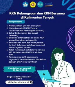 Pembukaan Pendaftaran Kuliah Kerja Nyata (KKN) Kebangsaan dan KKN ...