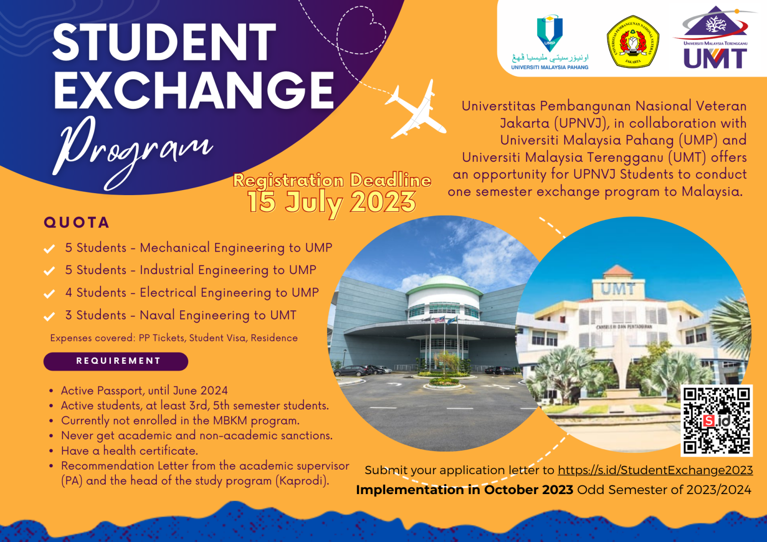 Pengumuman Mengenai Sosialisasi Kegiatan Student Exchange FT UPNVJ ...