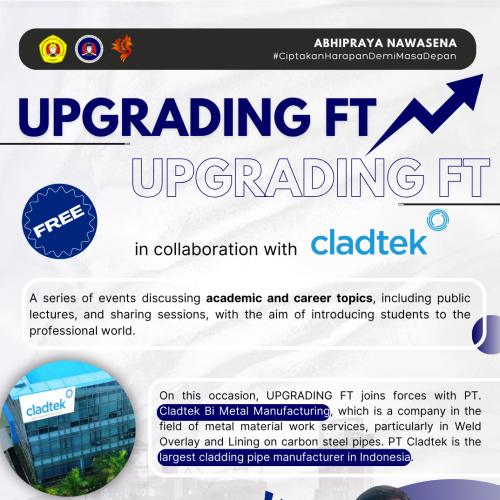 Kuliah Umum UPGRADING FT dalam kolaborasi dengan PT CLADTEK - Fakultas ...