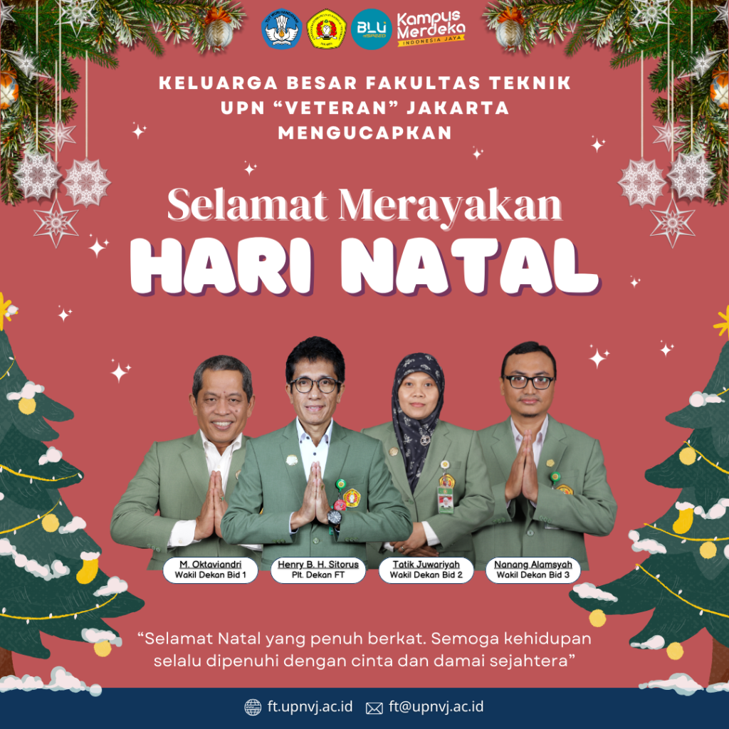 Selamat Merayakan Hari Natal - Fakultas Teknik UPN Veteran Jakarta